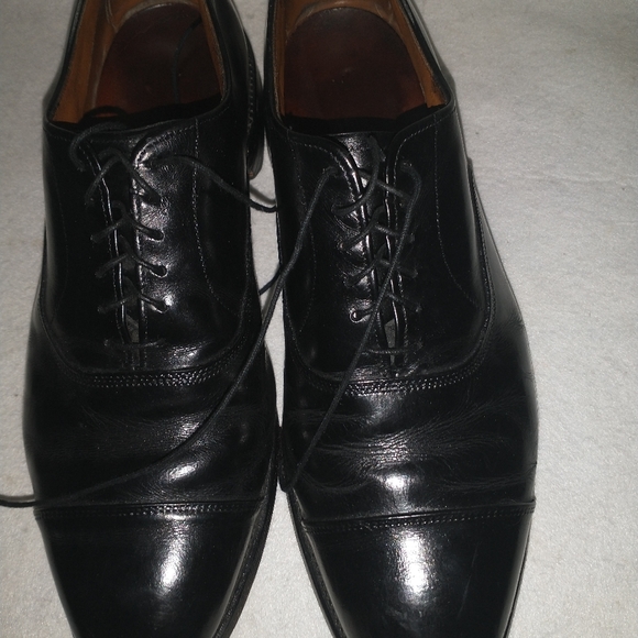 Allen Edmonds | Shoes | Allen Edmonds Byron Black Leather Toe Laces ...